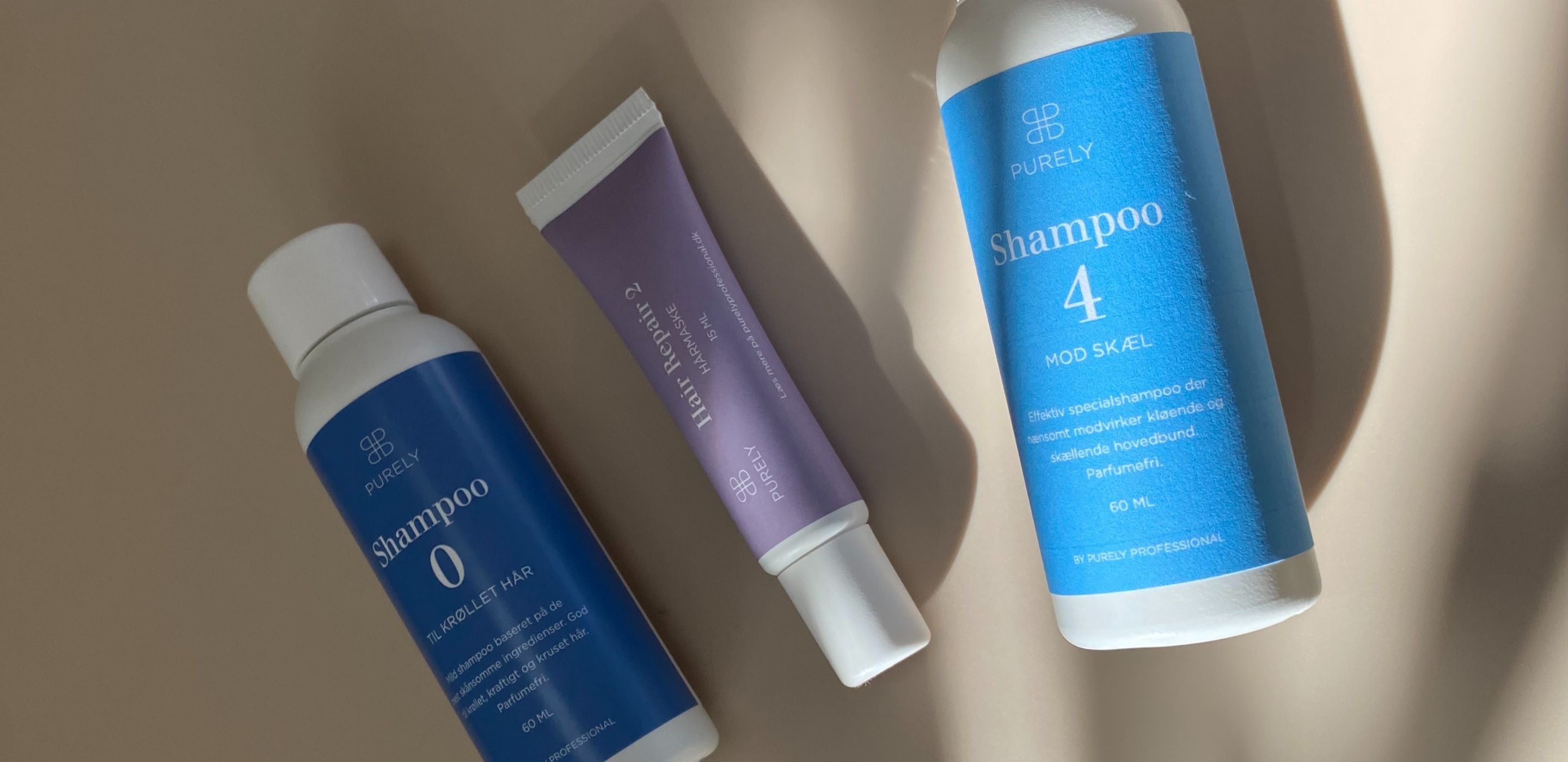 Shampoo rejsestørrelse til håndbagagen - Purely Professional